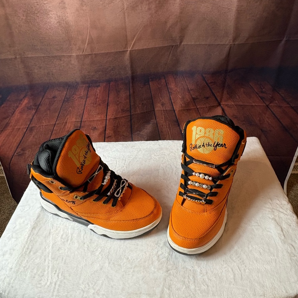 Rare Vintage 1986 Patrick Ewing Anniversary Hi 33 Ora… - Gem